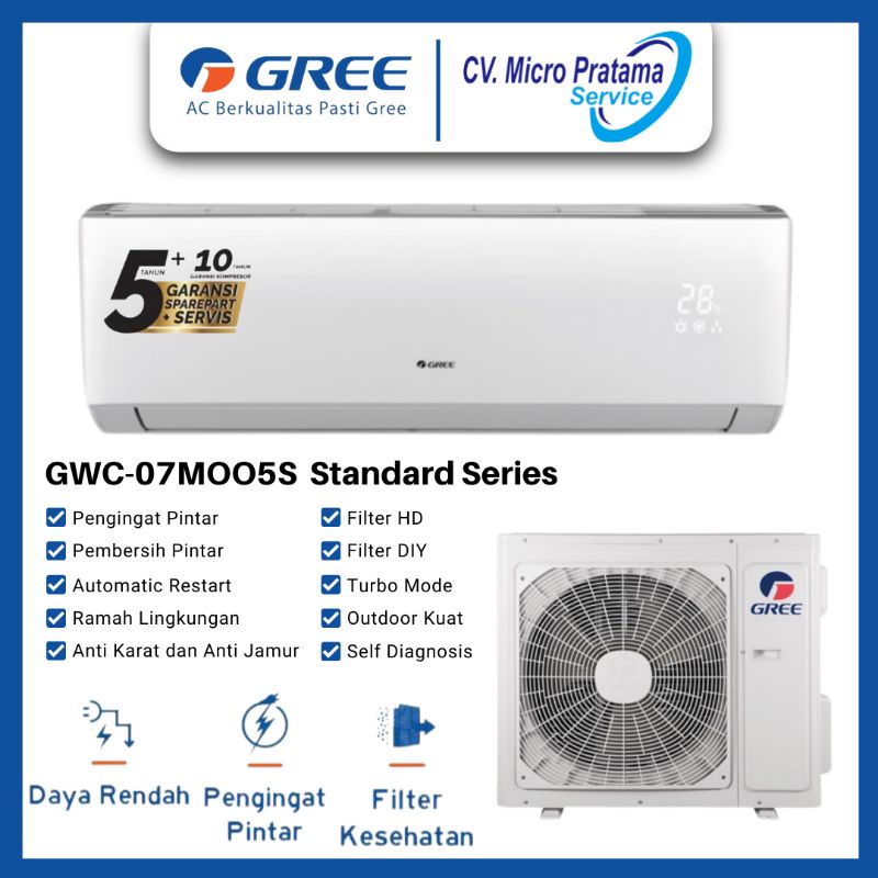 Jual GREE GWC 07 MOO5 | Shopee Indonesia