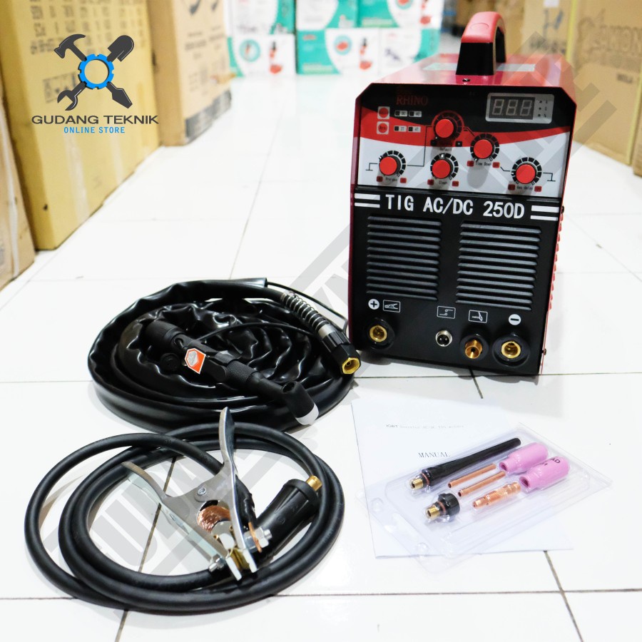 Jual Mesin Las Tig RHINO AC/DC 250D / Travo Las Argon Trafo Inverter ...