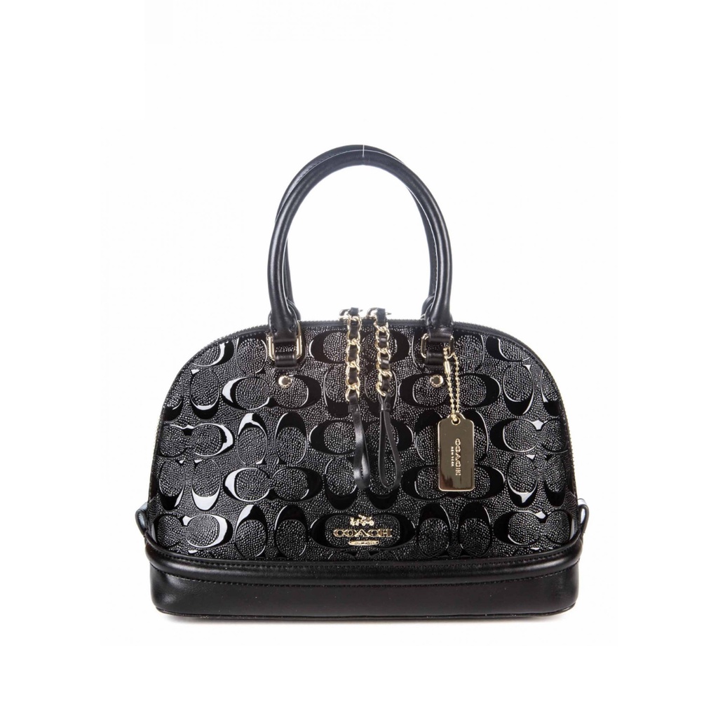 Jual Coach Mini Sierra Satchel In Signature Debossed Patent Leather ...