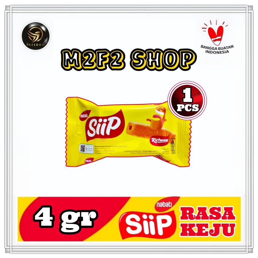 Jual Snack Nabati Siip Cheese | Camilan Rasa Keju - 4 gr (Kemasan ...