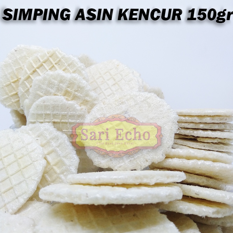 Jual Simping Asin Kencur Oleh Oleh Bandung | Cemilan Simping Cikur rasa ...