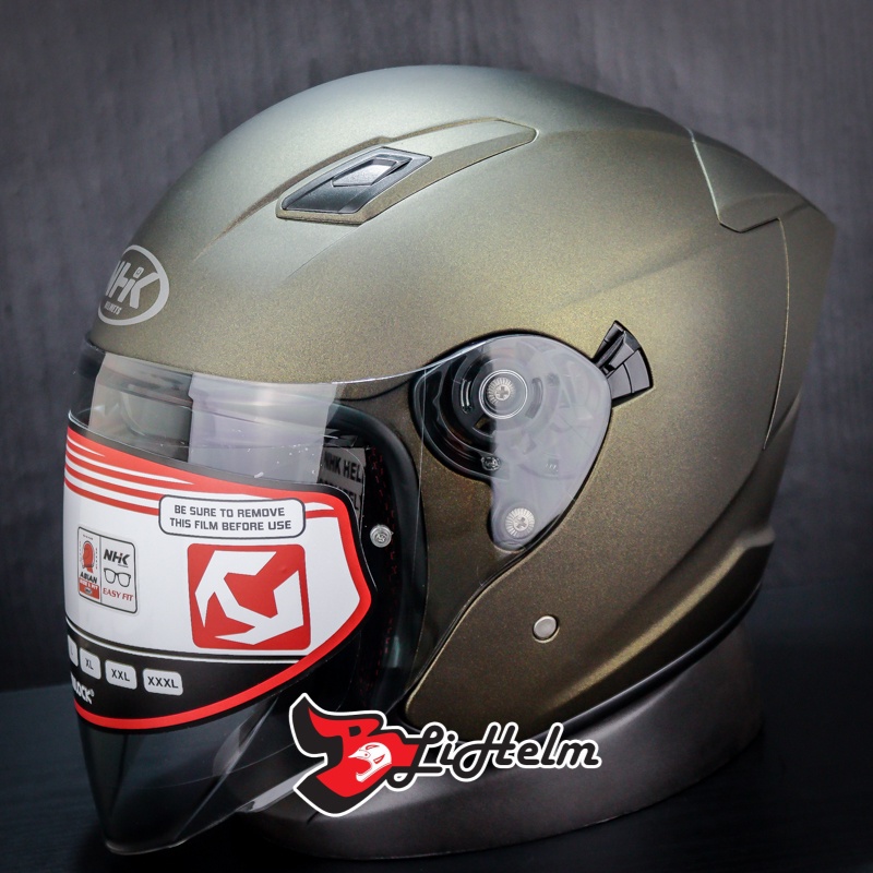 Jual NHK HELM S1 GP PRO SOLID SE | ARMY DOFF | GPPRO DOUBLE VISOR ...