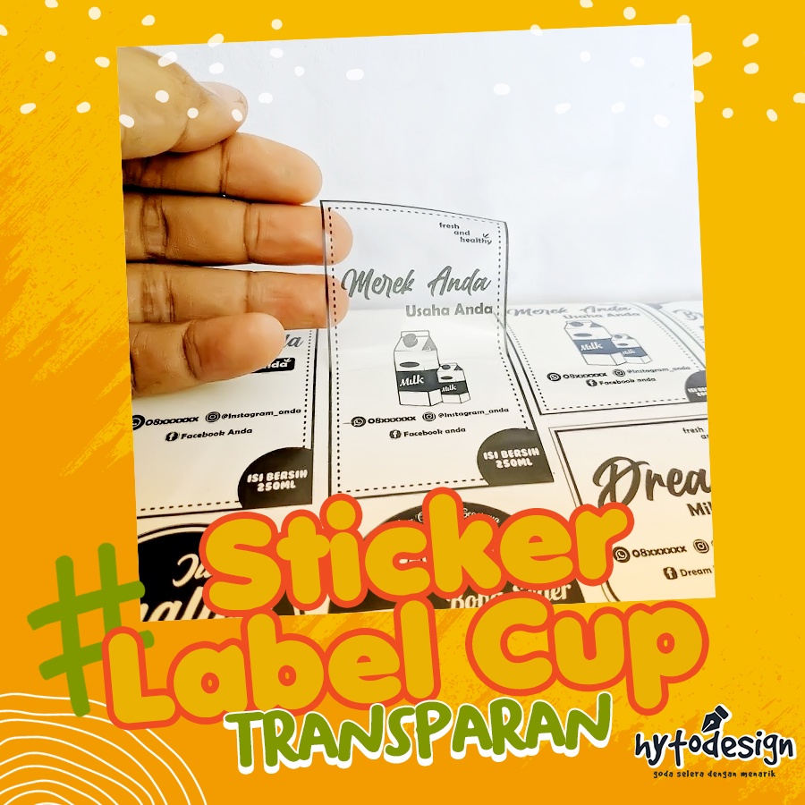 Jual STIKER LABEL GELAS CUP MINUMAN | Shopee Indonesia