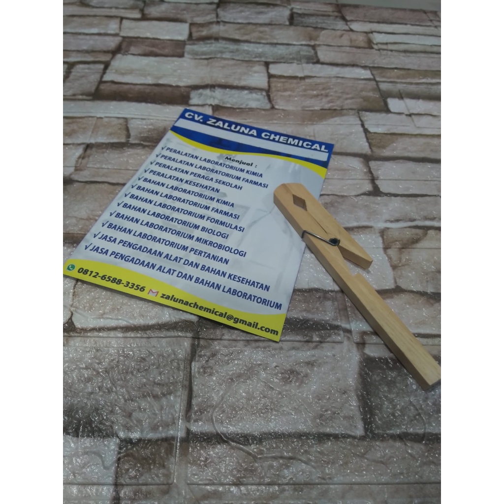 Jual Penjepit Tabung Reaksi / Penjepit Tabung Reaksi Kayu / Penjepit ...