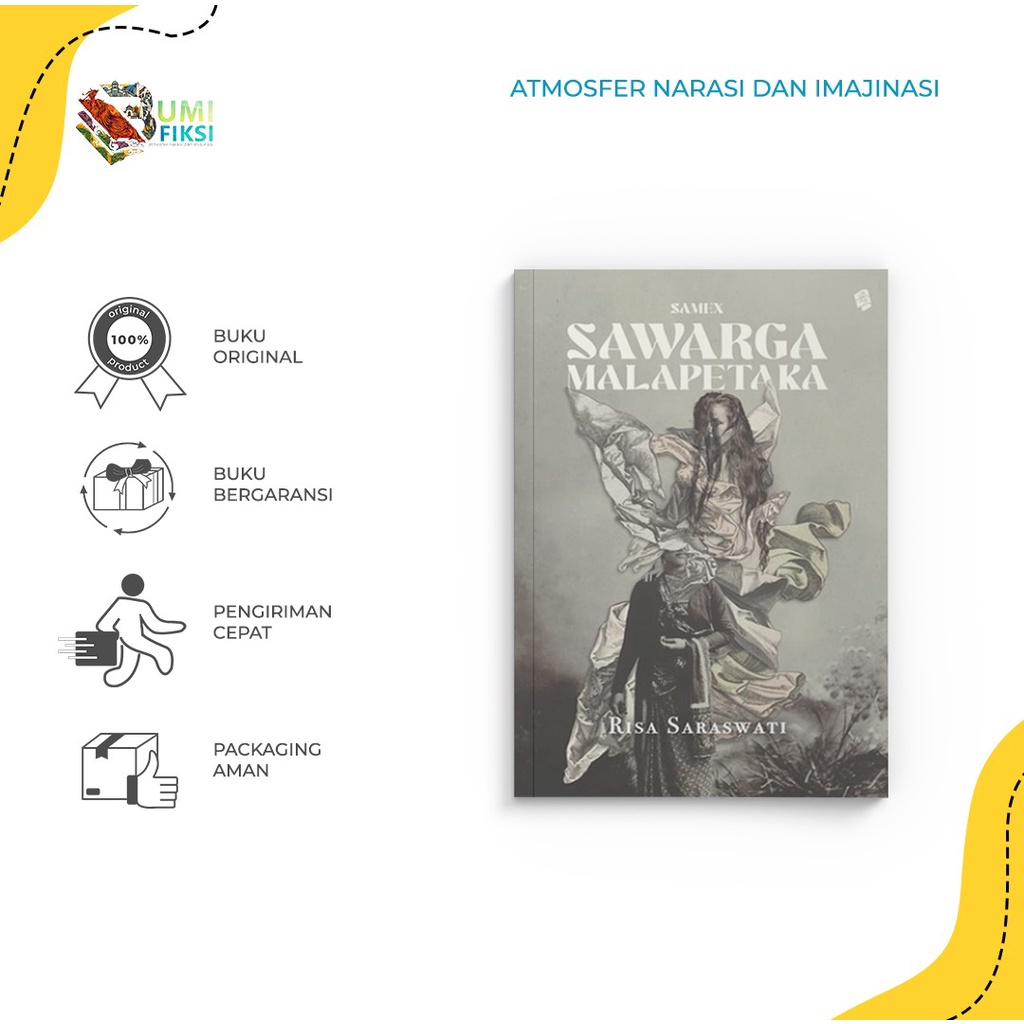 Jual NOVEL - SAWARGA MALAPETAKA - RISA SARASWATI - BUKUNE - BUMIFIKSI | Shopee Indonesia