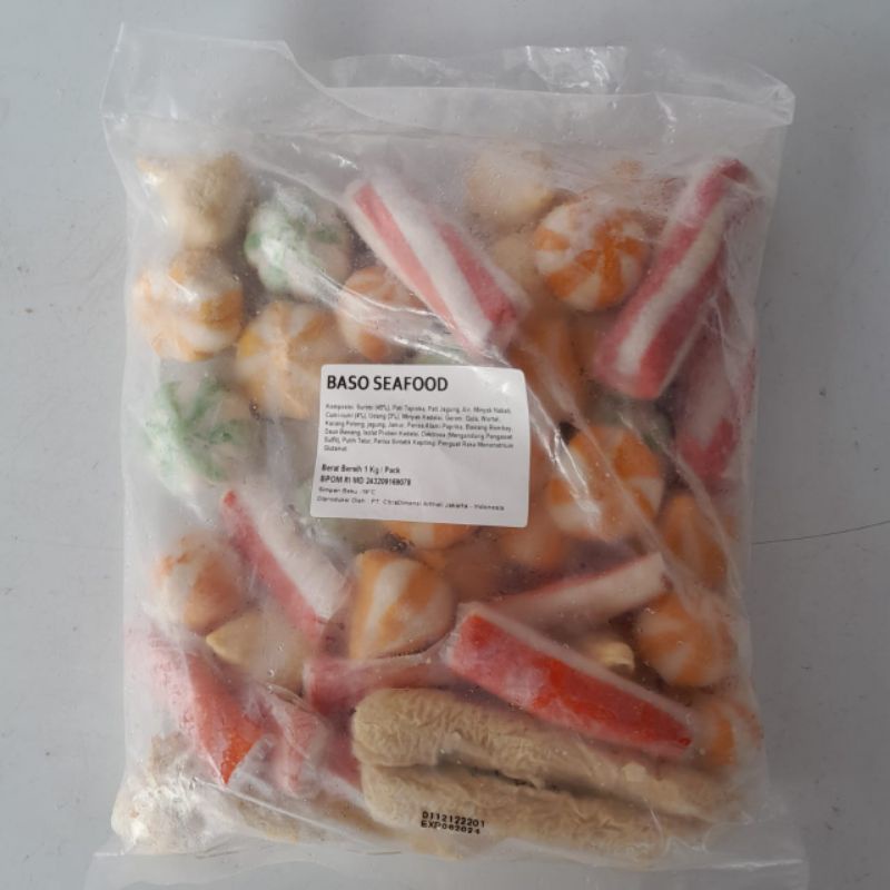 Jual Mix Seafood Curah Cedea Tomyam / Sukiyaki 1kg Frozen Food | Shopee ...