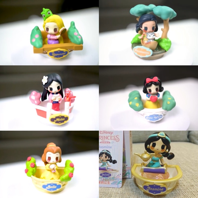 Jual 52toys disney princess vol 2 52 toys disney princess vol 2 set of 6 (no box) disney ...