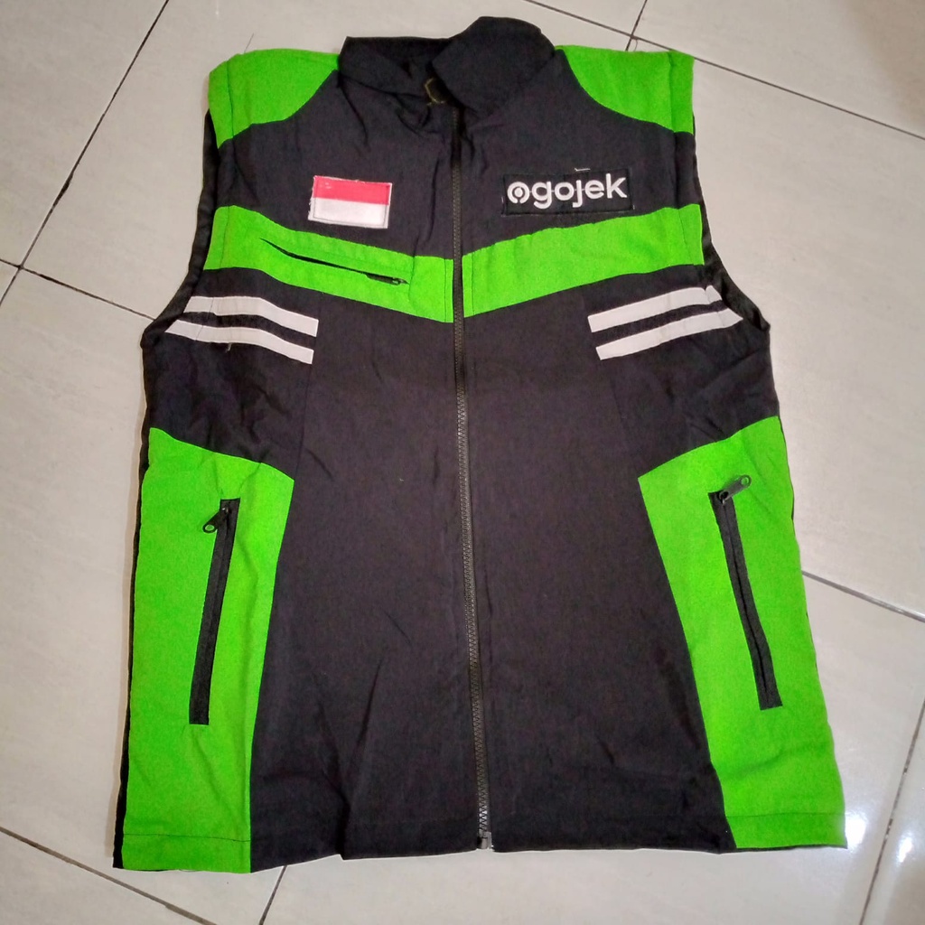 Jual Rompi Motor Gojek Bahan Waterproof Tebal Komunitas Ojol Kerenn ...