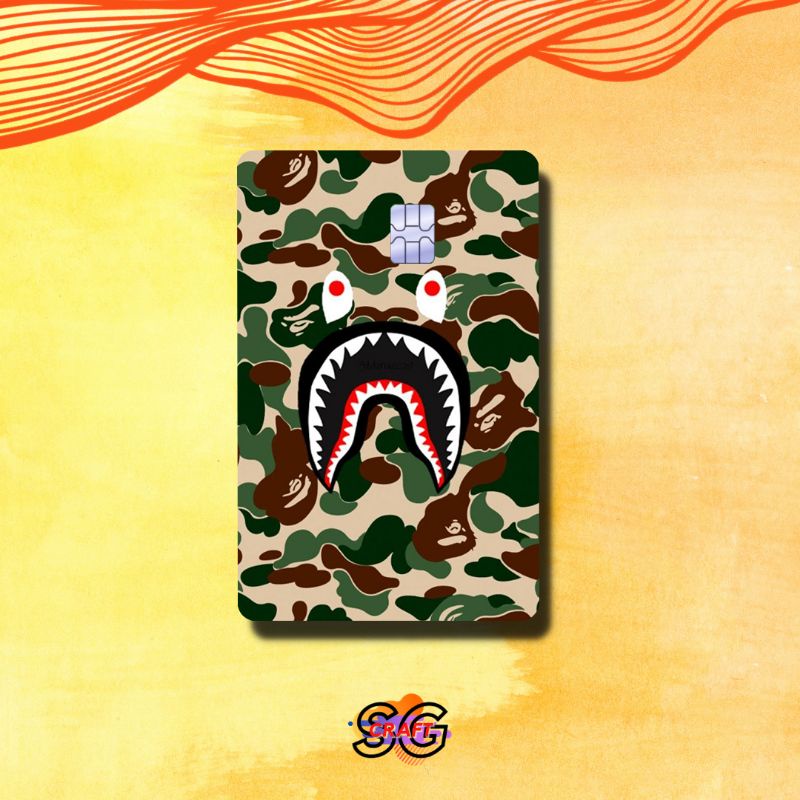 Jual SKIN CARD ATM / STIKER KARTU ATM & E-MONEY BAPE | Shopee Indonesia