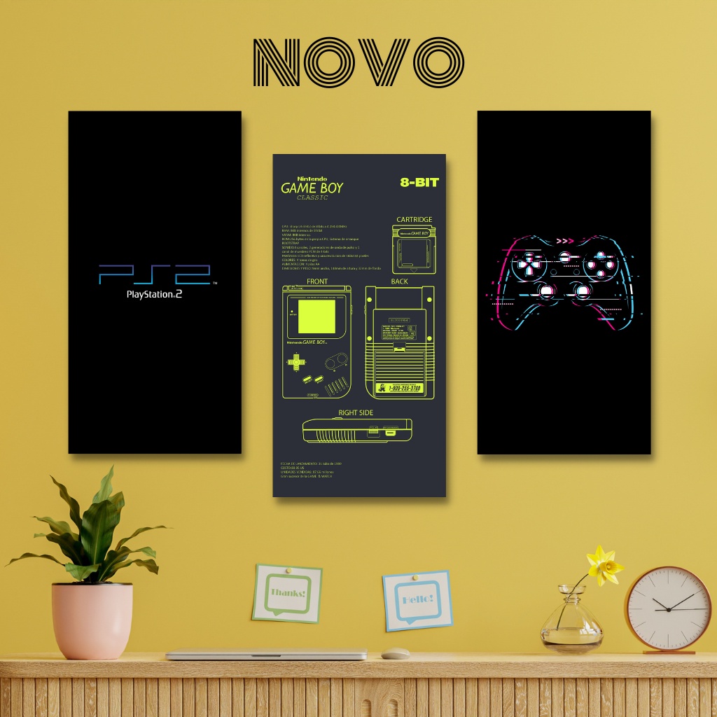 Jual Wall decor poster dinding consol game Dekorasi Hiasan gamers ...
