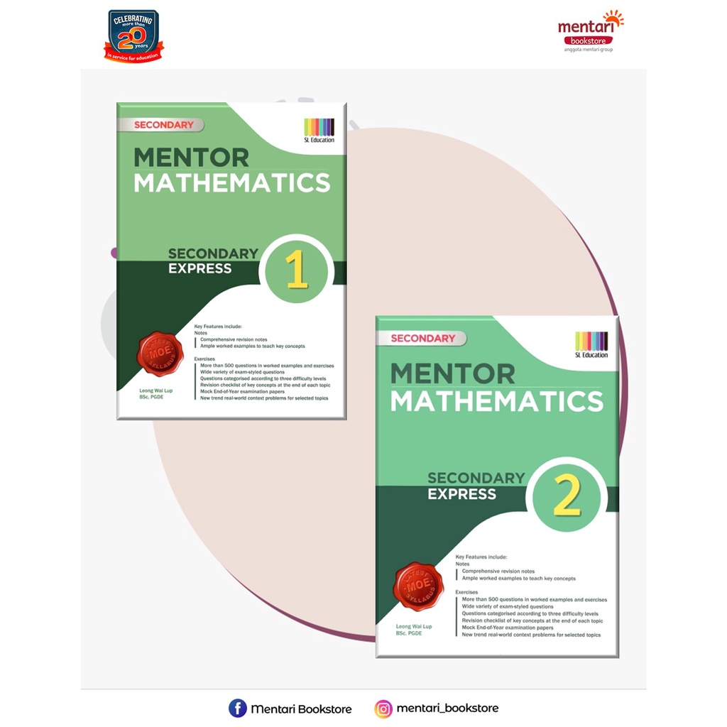 Jual Mentor Mathematics Book (New Ed) | Buku Latihan Matematika SMP ...