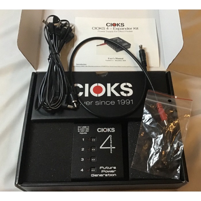 Jual Efect Cioks 4 4-Output Isolated Guitar Pedal Power Supply Expander ...