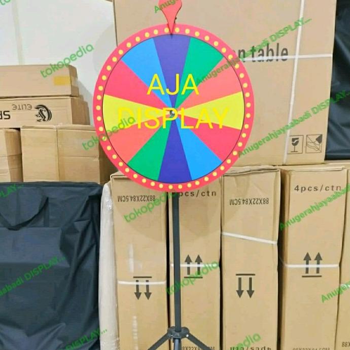 Jual WHEEL OF FORTUNE 50cm / SPIN TO WIN - RODA UNDIAN 50cm | Shopee ...