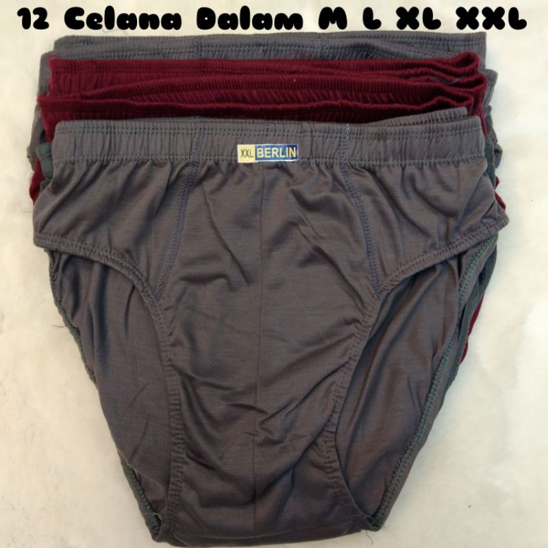 Jual Celana Dalam Pria Dewasa Lusinan CD Underwear Laki-laki Murah M L XL 3L | Shopee Indonesia