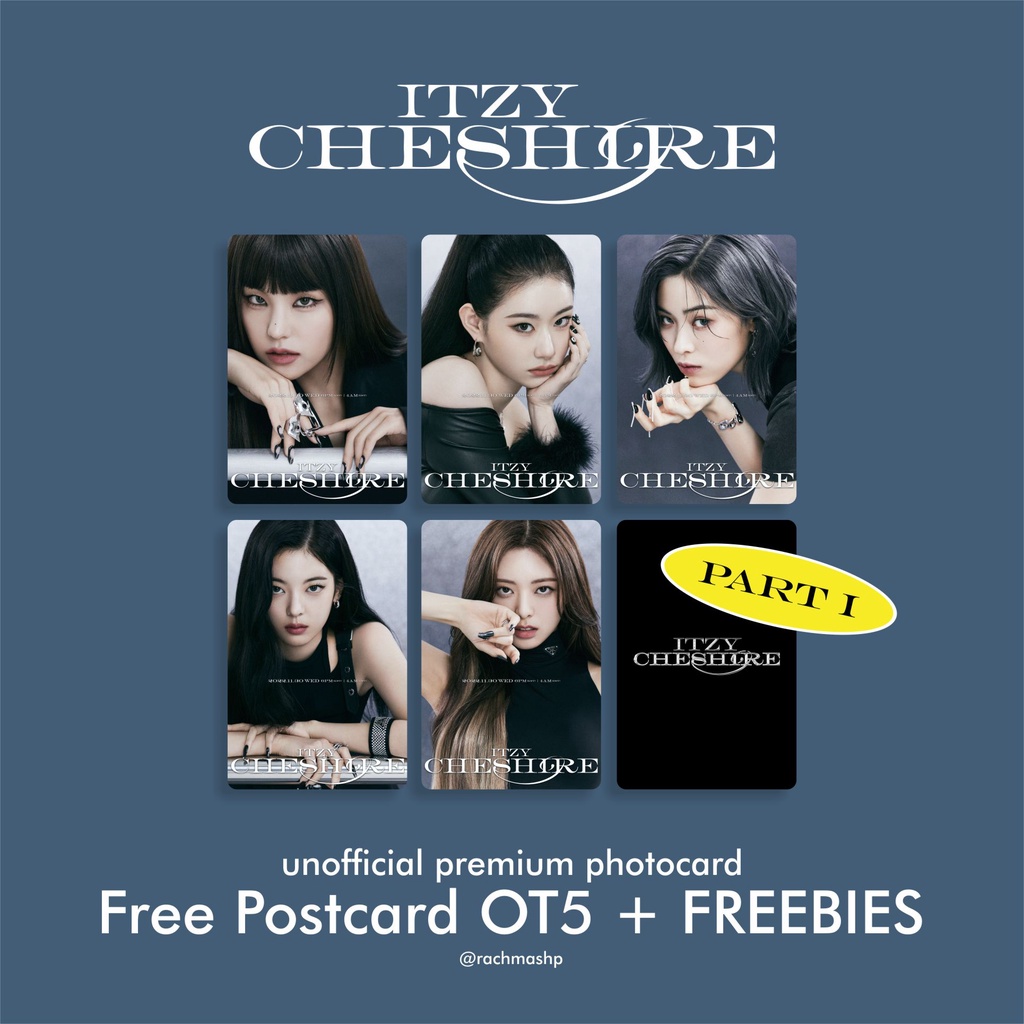 Jual premium PHOTOCARD/PC ITZY Cheshier Part I - Unofficial | Shopee ...