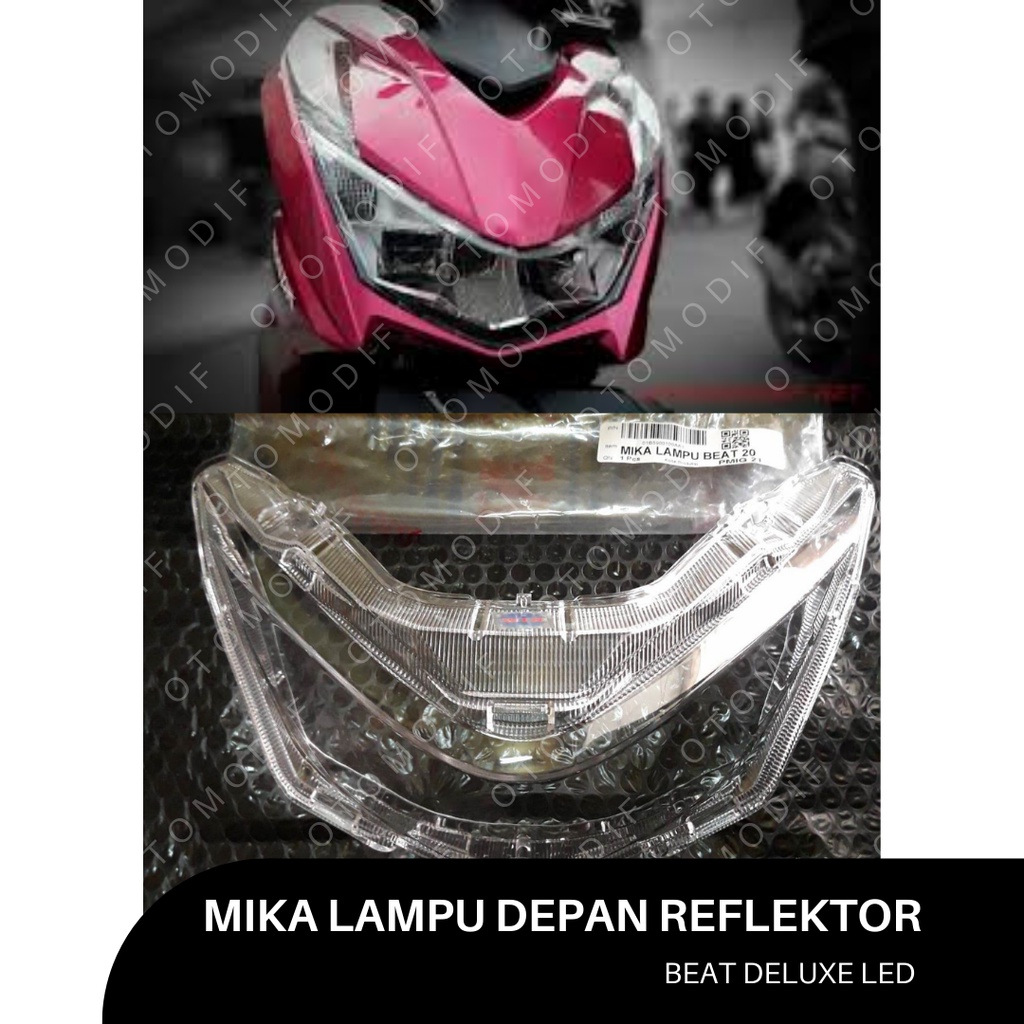 Jual MIKA LAMPU DEPAN REFLEKTOR BEAT DELUXE LED STREET ESP 2020 2021 ...