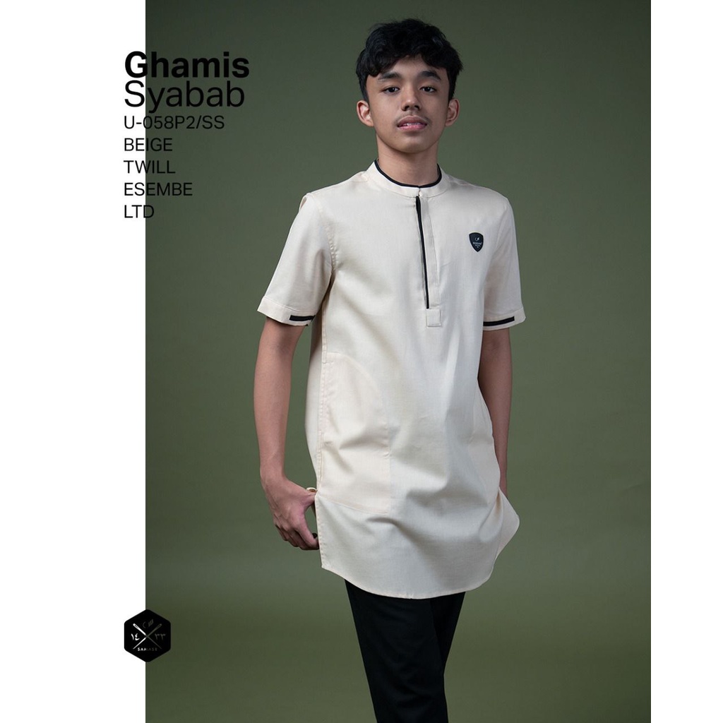 Jual SAMASE GGHAMIS SYABAB U058 Baju Koko Muslim Anak Remaja Laki laki ...