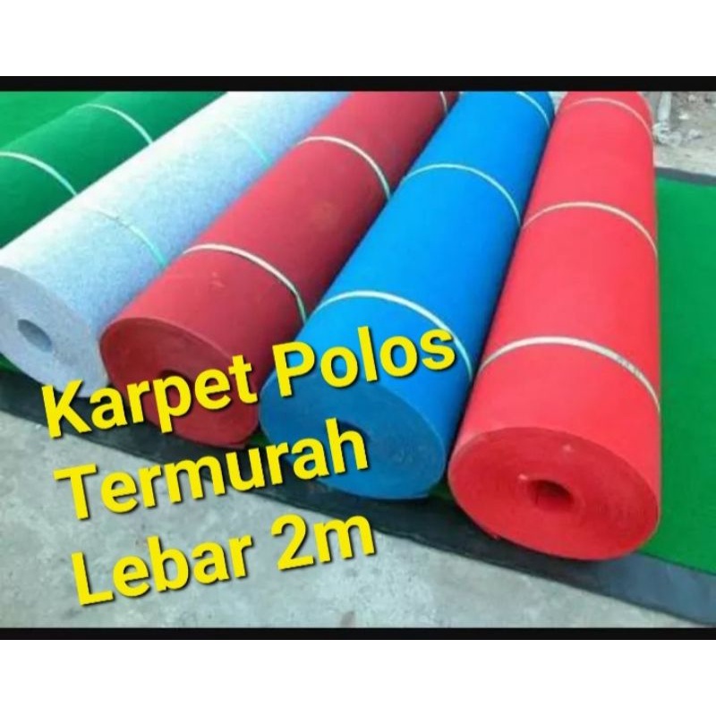 Jual KARPET BLUDRU POLOS WARNA METERAN. MERK KARINA KARPET LEBIH KUAT & HALUS PREMIUM, KARPET ...