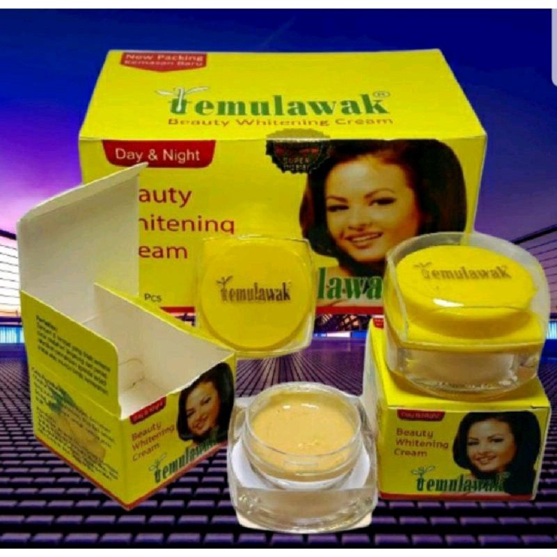 Jual TEMULAWAK BEAUTY WHITENING CREAM POT KACA ORIGINAL | Shopee Indonesia