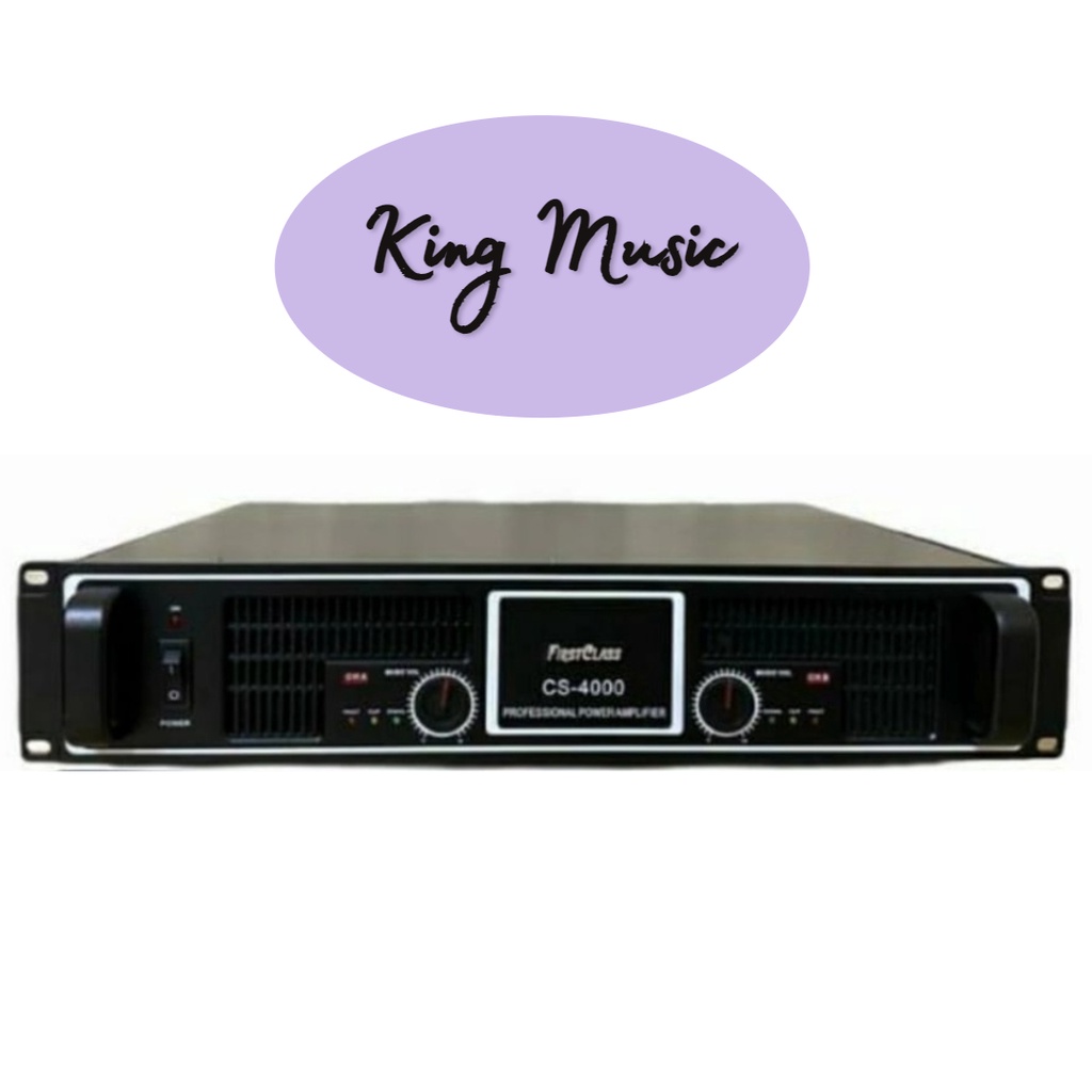 Jual power amplifier firstclass cs 4000/cs4000 first class original ...