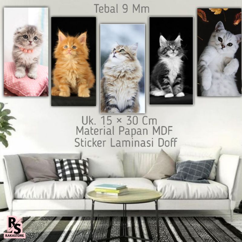 Jual Poster Kucing Cantik/Dekorasi Kamar Pajangan/ Wall Decoration ...