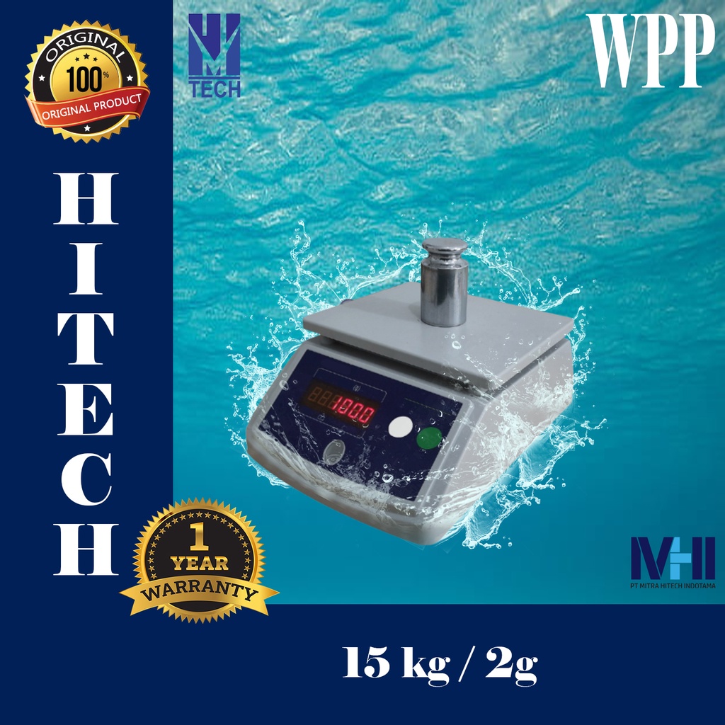 Jual Timbangan digital Presition Balance HITECH WPP 3Kg/0,5g WATERPROOF | Shopee Indonesia