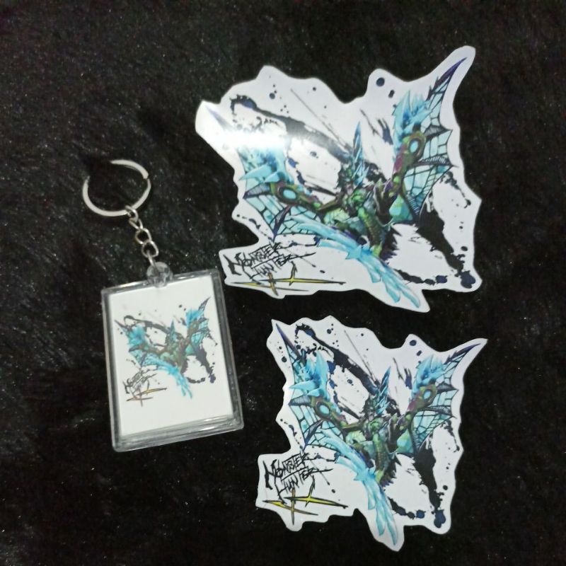 Jual Stiker Vinly, & Key Chain Monster Hunter XX : Astalos | Shopee ...