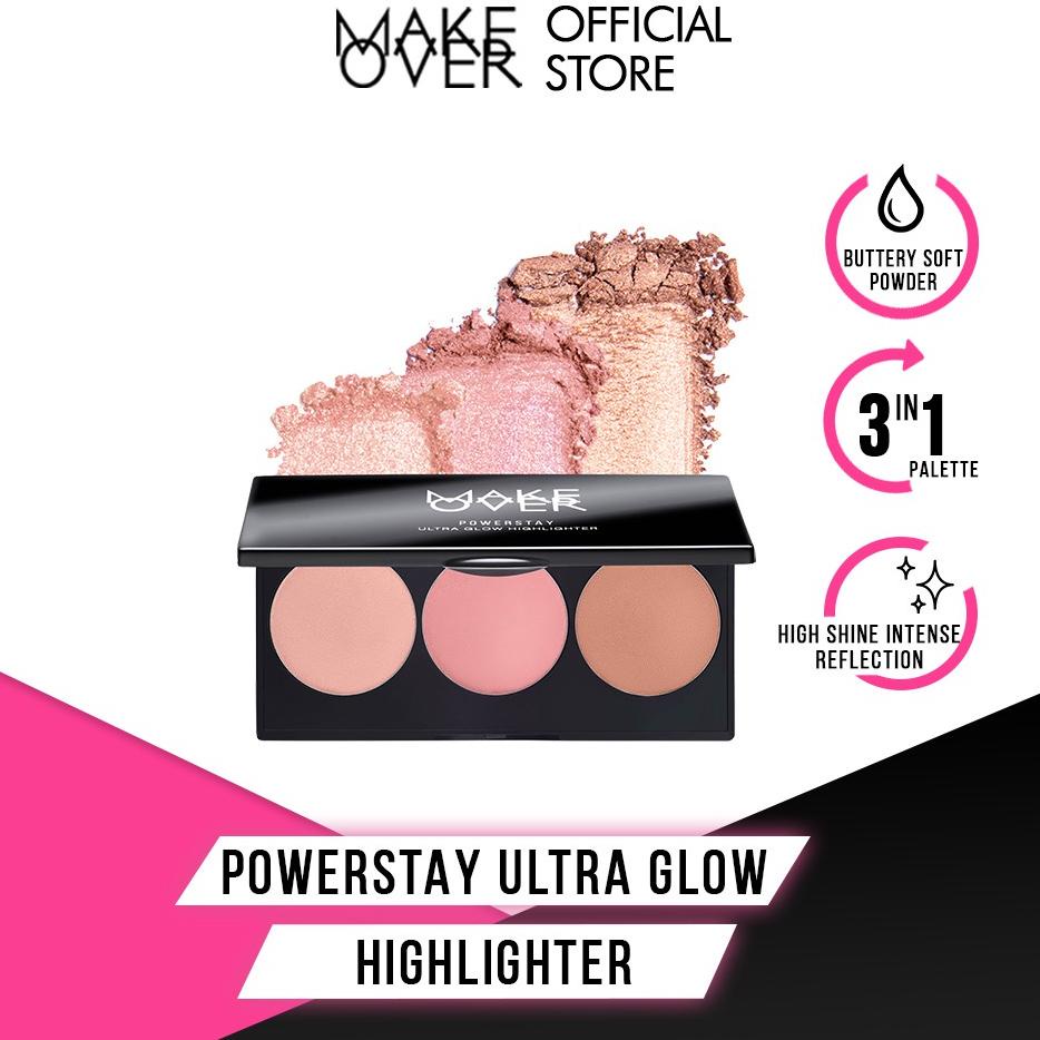 Jual Harga Promo--MAKE OVER Powerstay Ultra Glow Highlighter 3 x 3.5 g ...