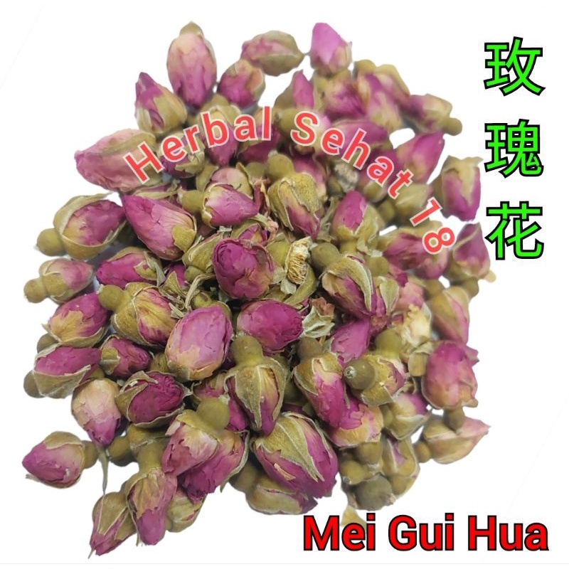 Jual Mei Gui Hua - Rose Bud Tea - Teh Mawar Kering - Kuncup Bunga Mawar ...