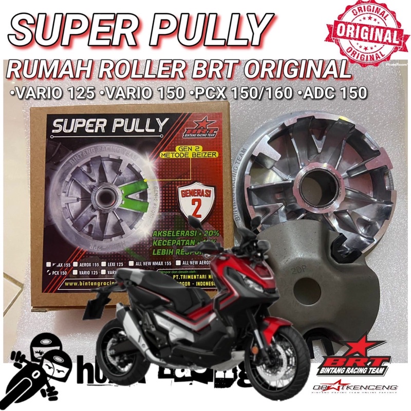 Jual SUPER PULLY BRT HONDA ADV RUMAH ROLLER BRT HONDA ADV 150 PCX 150 VARIO 150 ONDERDIL ORISINI ...