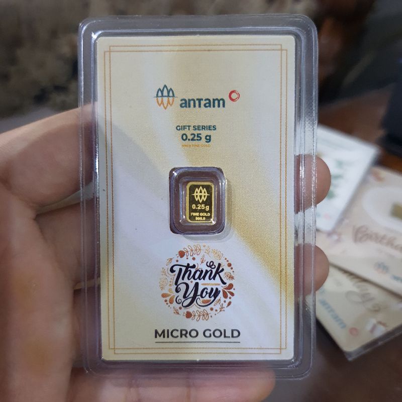 Jual HADIAH KARTU UCAPAN TERIMA KASIH KADO CARD THANK YOU 0.25 GRAM ...