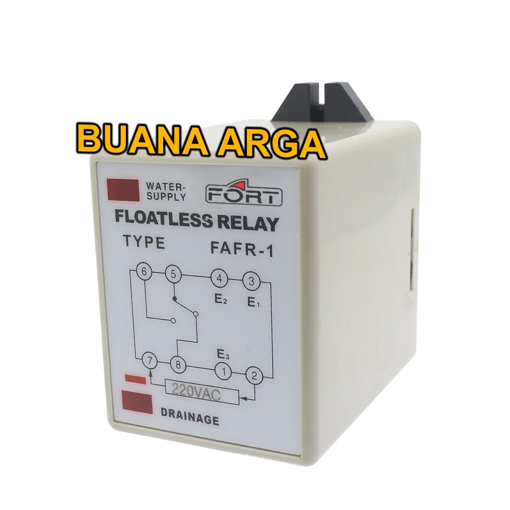 Jual Floatless Relay FORT FAFR-1 Water Level Control AFR-1 PS-08 083A ...