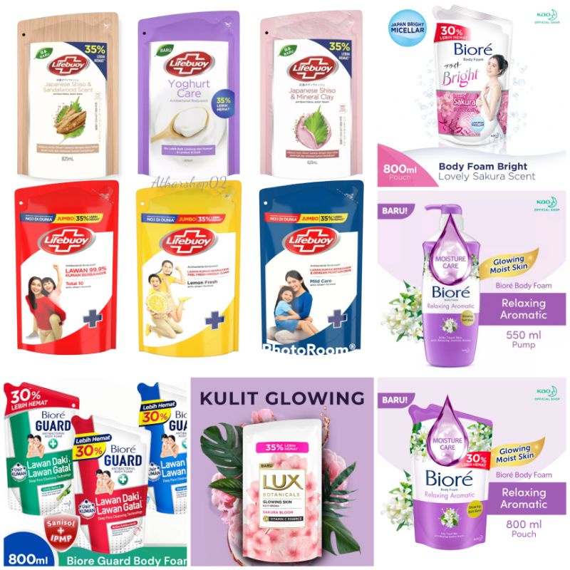 Jual Lifebuoy Antibacterial Body Wash 825ml Mild Care | Lemon Fresh ...