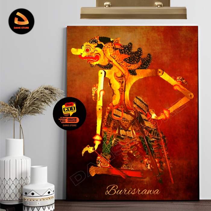 Jual Poster Wayang Burisrawa Burisrowo Untuk Hiasan Dinding dan ...