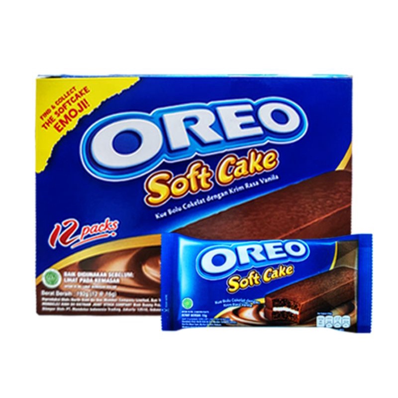 Jual Oreo Soft Cake Bolu 16gr - 1 Box isi 12pcs | Shopee Indonesia