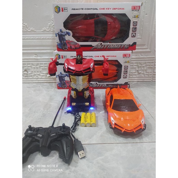 Jual TM. Mainan anak Remote control robot Transformer | Shopee Indonesia