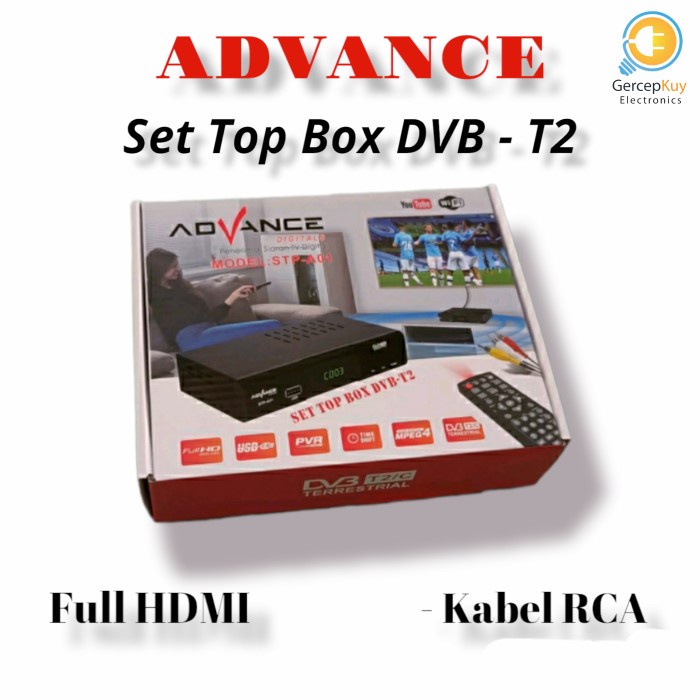 Jual STB ADVANCE - TV DIGITAL | Shopee Indonesia