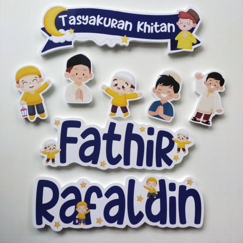 Jual CUSTOM TULISAN DEKORASI NAMA BACKDROP STEROFOAM DEKORASI HIASAN ...