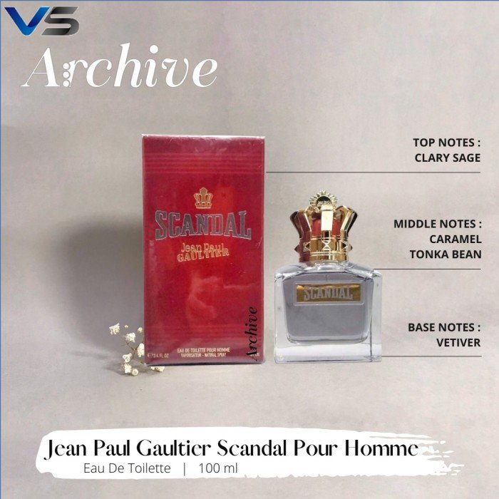 Jual Parfum Original JPG Scandal for Men EDT 100ml V23 | Shopee Indonesia