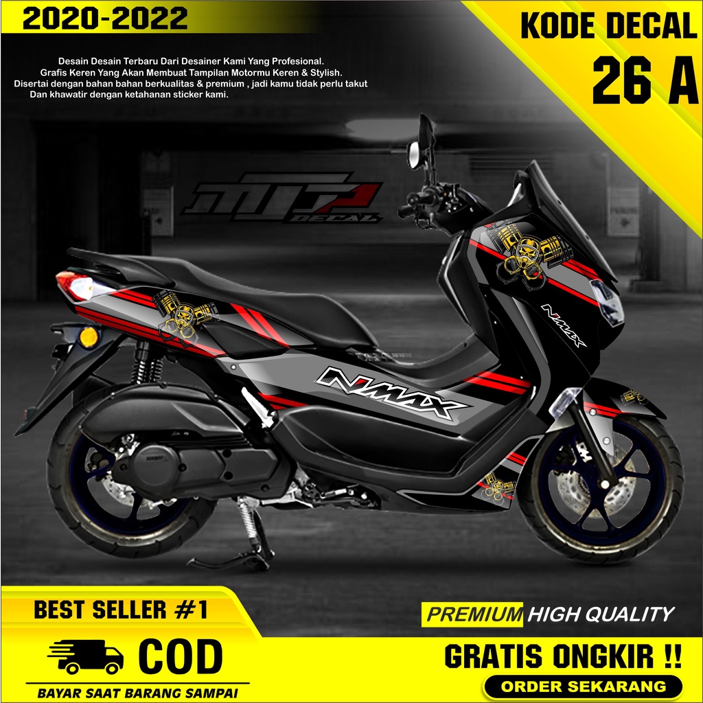 Jual (TERBARU) Decal Sticker Dekal Stiker New Nmax 2020 Facelift ...