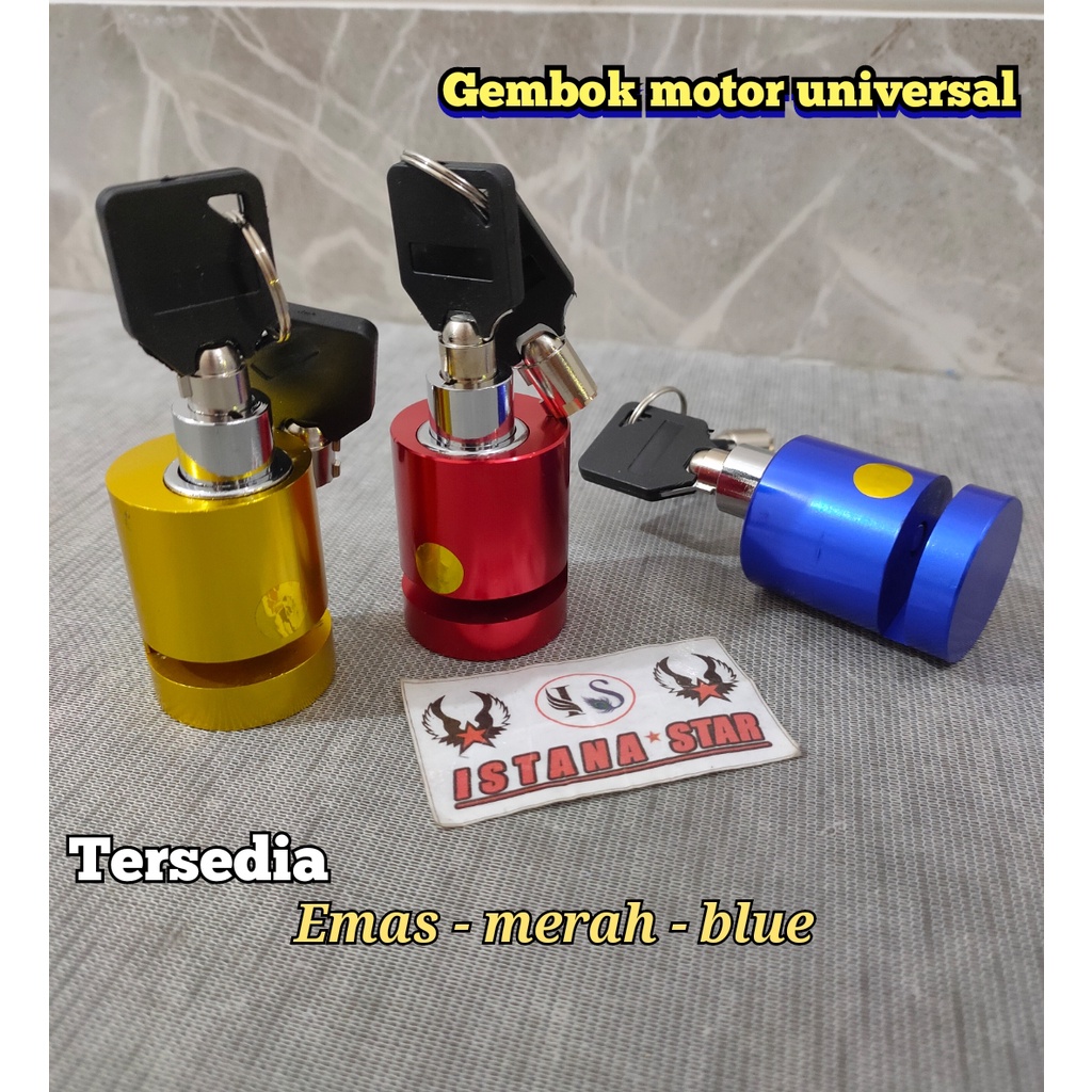 Jual Gembok Motor / gembok kunci motor anti maling / gembok alarm anti ...