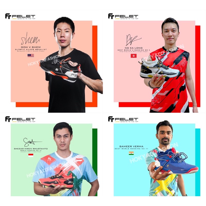 Jual Sepatu Badminton Felet Flying Pro Original | Shopee Indonesia