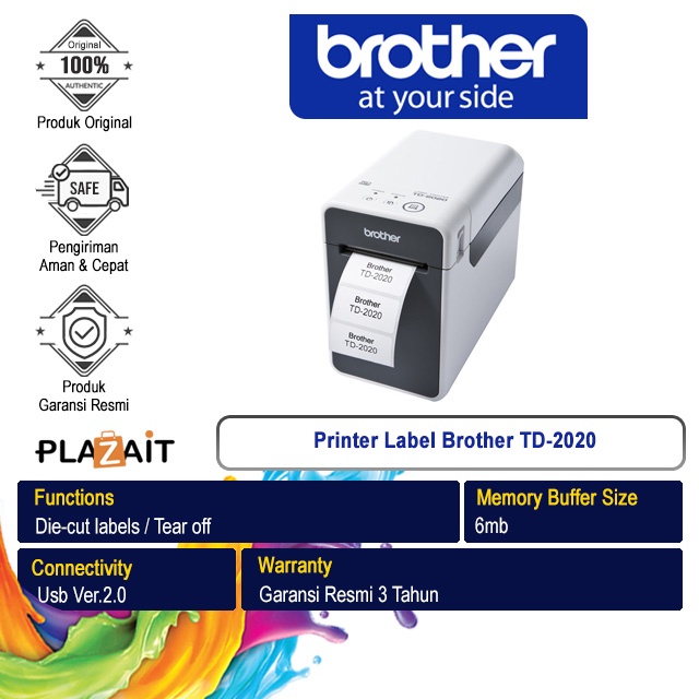 Jual Brother Printer Label TD-2020 Original | Shopee Indonesia