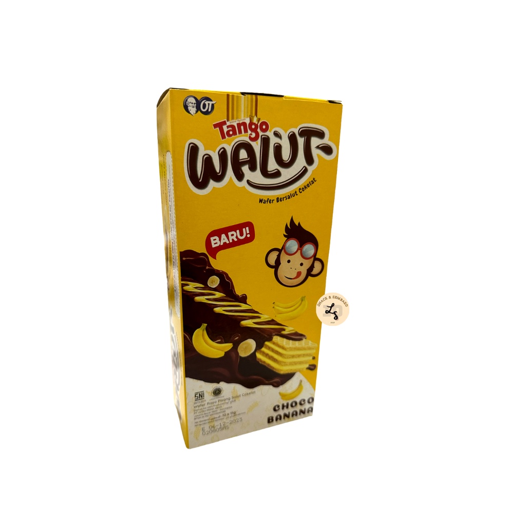 Jual Tango Walut Wafer Salut 1 Box isi 12 pcs @15gr | Shopee Indonesia