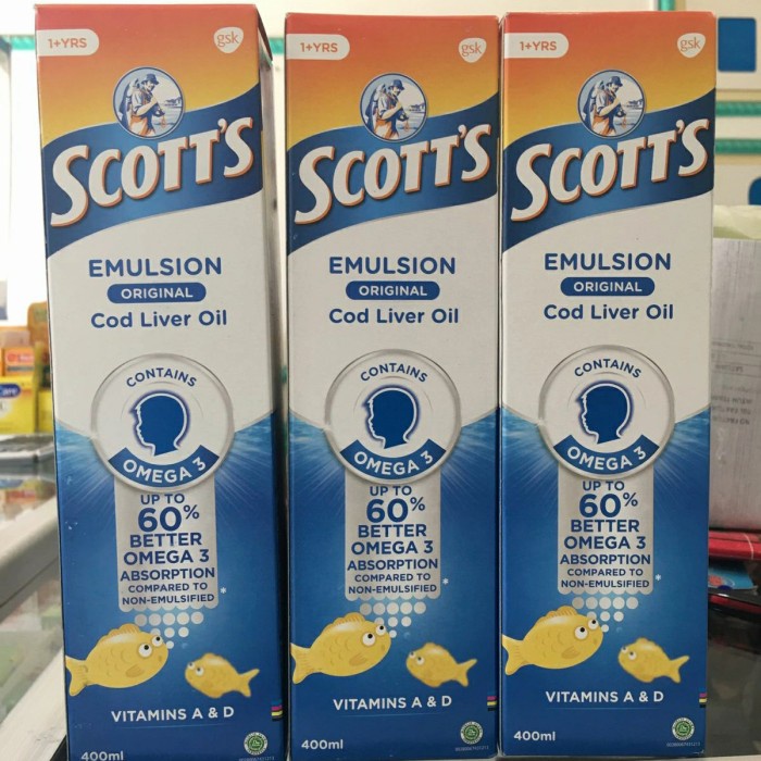Jual scott emulsion 400ml | Shopee Indonesia
