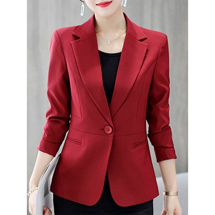 Jual jas blazer perempuan/jas blazer murah/jas trend/jas blejer seragam ...