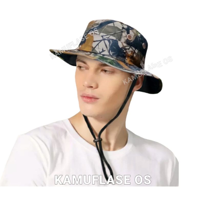 Jual Topi rimba camo brown topi camo hunting Kamuflase hats Camouflage ...