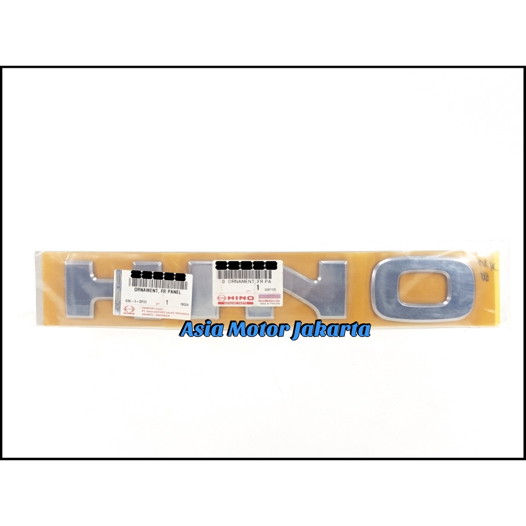 Jual Emblem Logo Tulisan Hino Timbul - Truck Hino Lohan 500 New ...