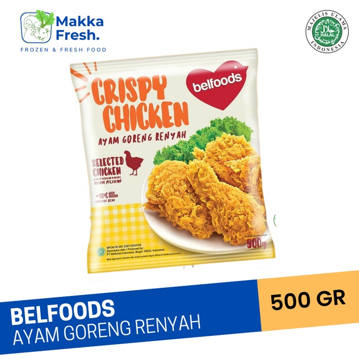 Jual BELFOODS AYAM GORENG RENYAH 500GR | Shopee Indonesia