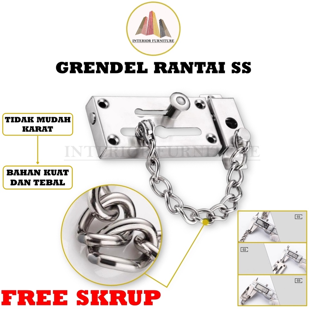 Jual Grendel Pintu Slot | Grandel Rantai | Kunci Slot | Grendel Slot ...